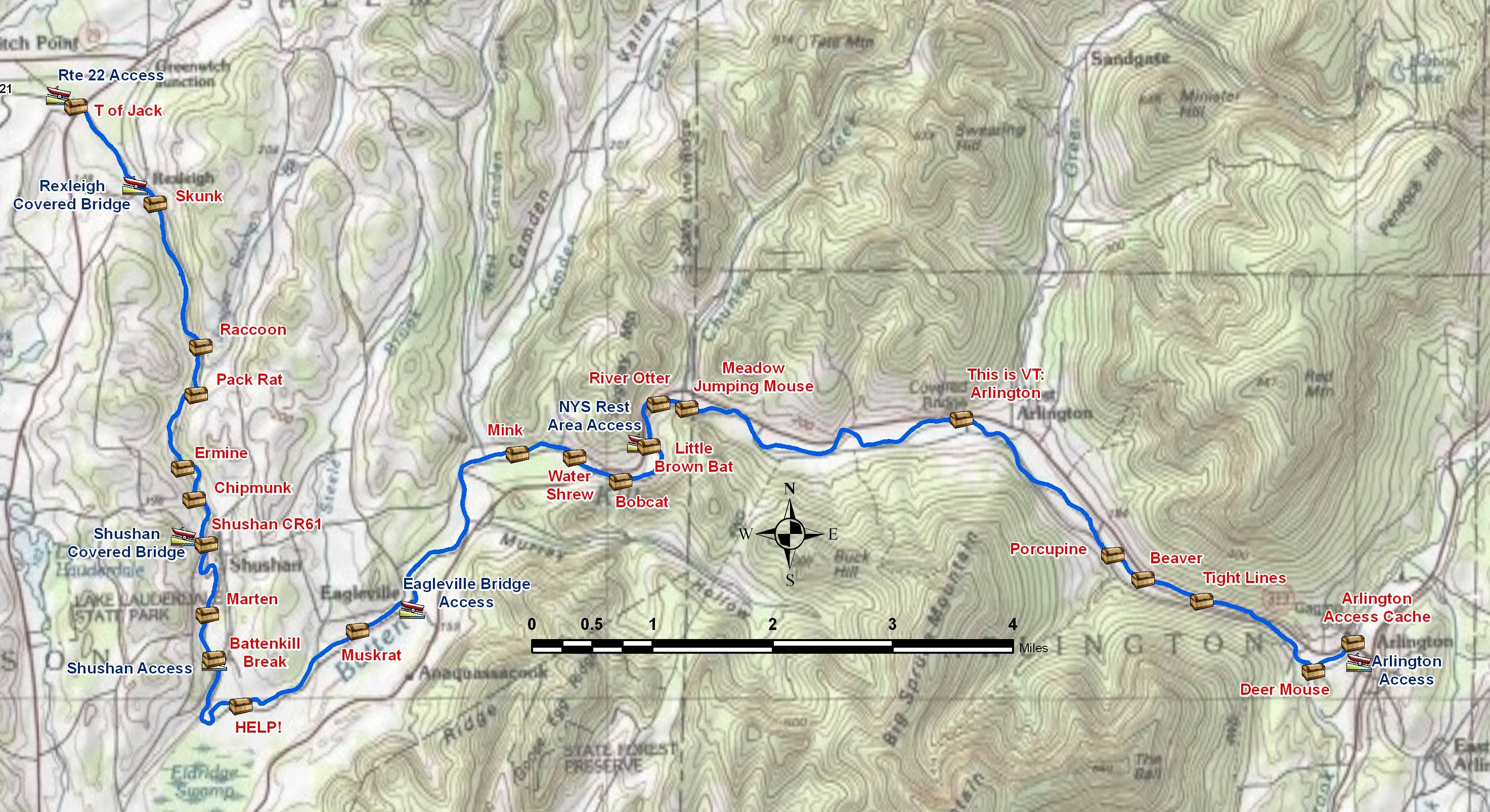 GC287A1 Little Brown Bat (Traditional Cache) in New York, United States ...